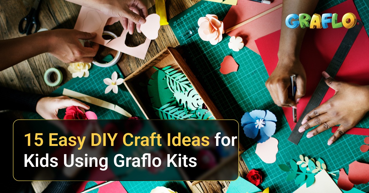 15 DIY Fun Kids Craft Ideas with Graflo Creative Kits